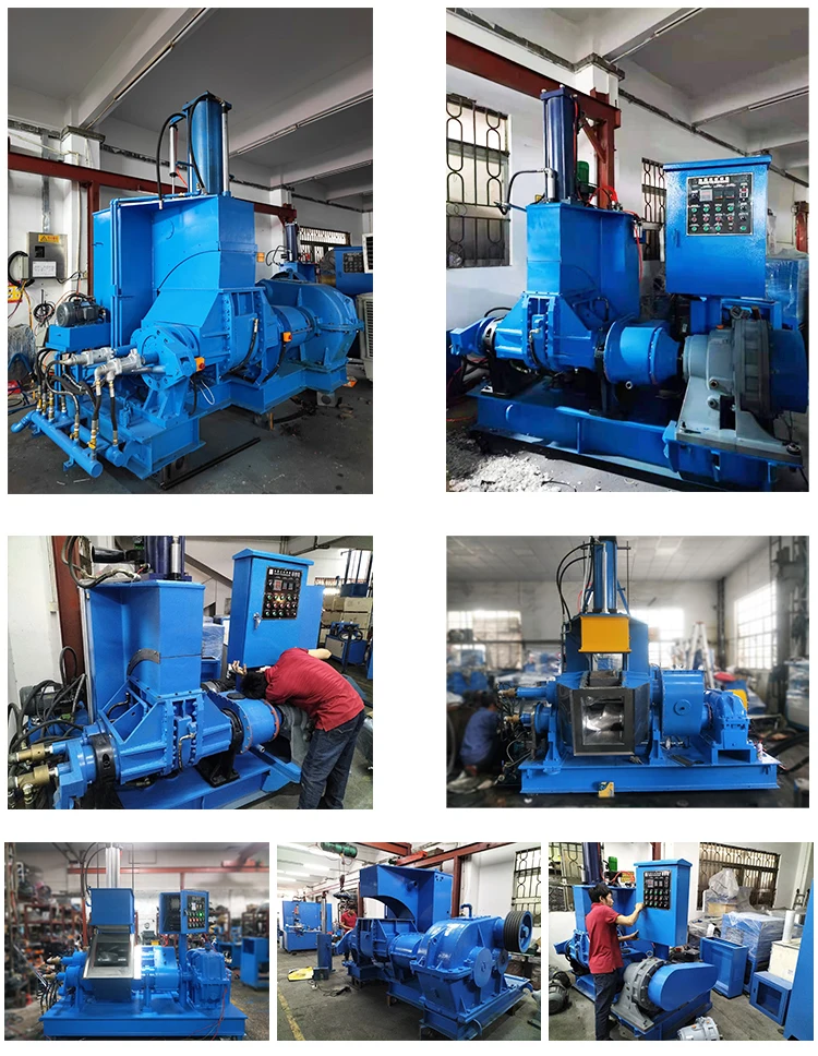 Chemical Industry Rubber Plastic Double Rotors Internal Mixer Banbury ...