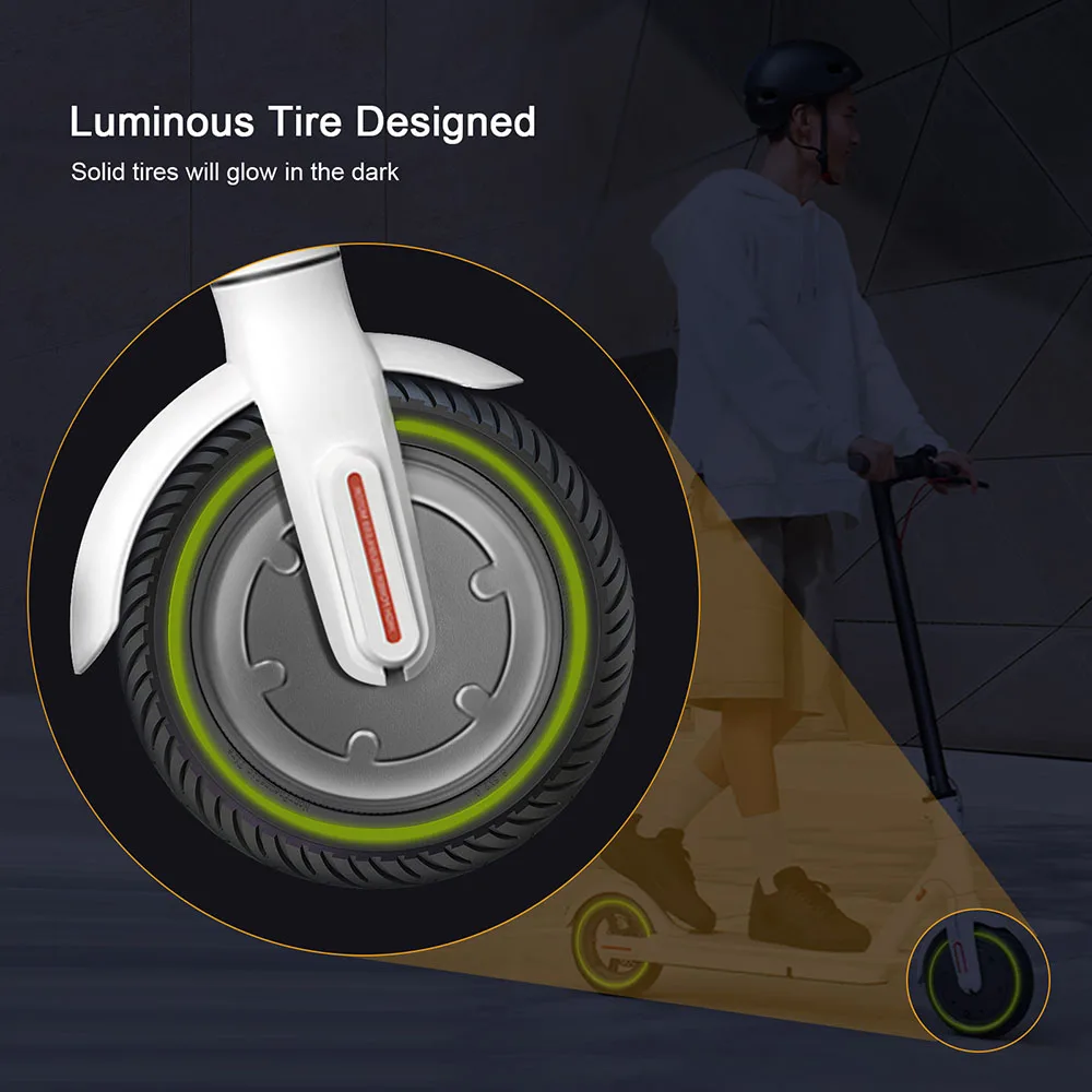 Elastic Solid Tires for Electric Scooters - Safe & Durable