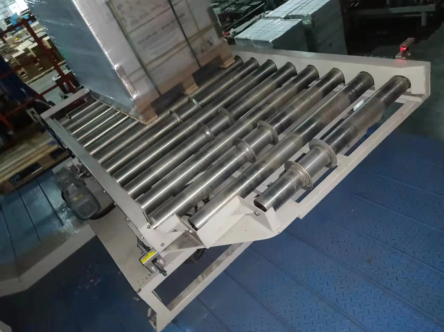 Modernized Automatic Packaging Roller Conveyor Line New Assembly Line ...