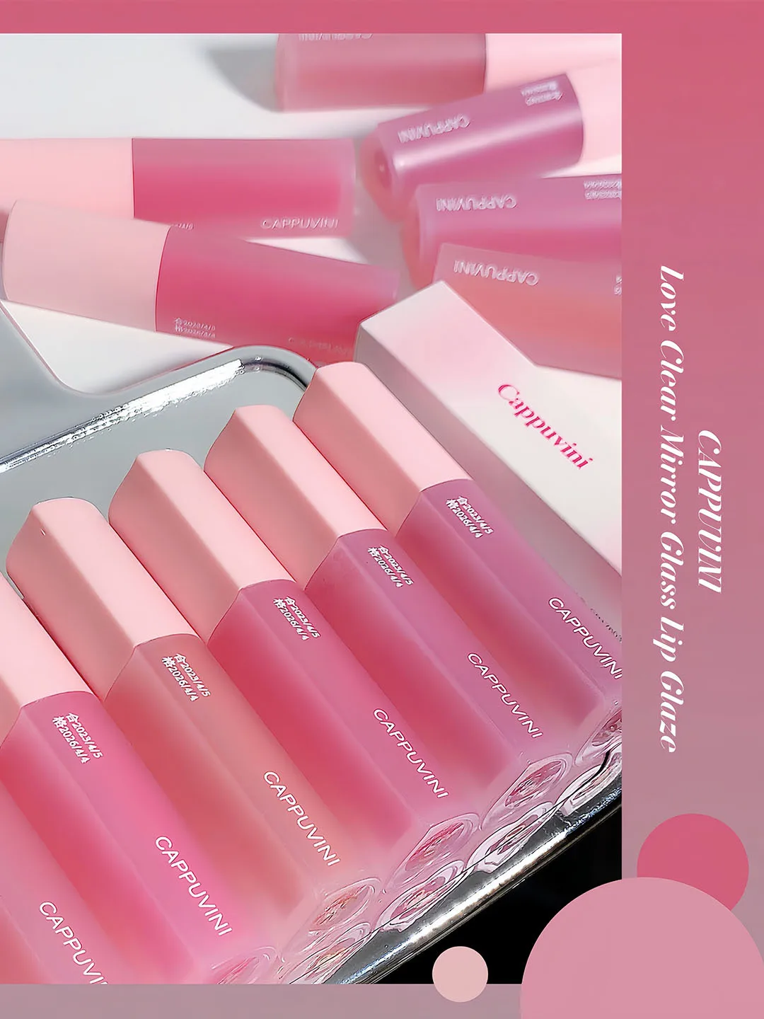 Cappuvini Lip Gloss - Long-Lasting, Moisturizing Lip Oil