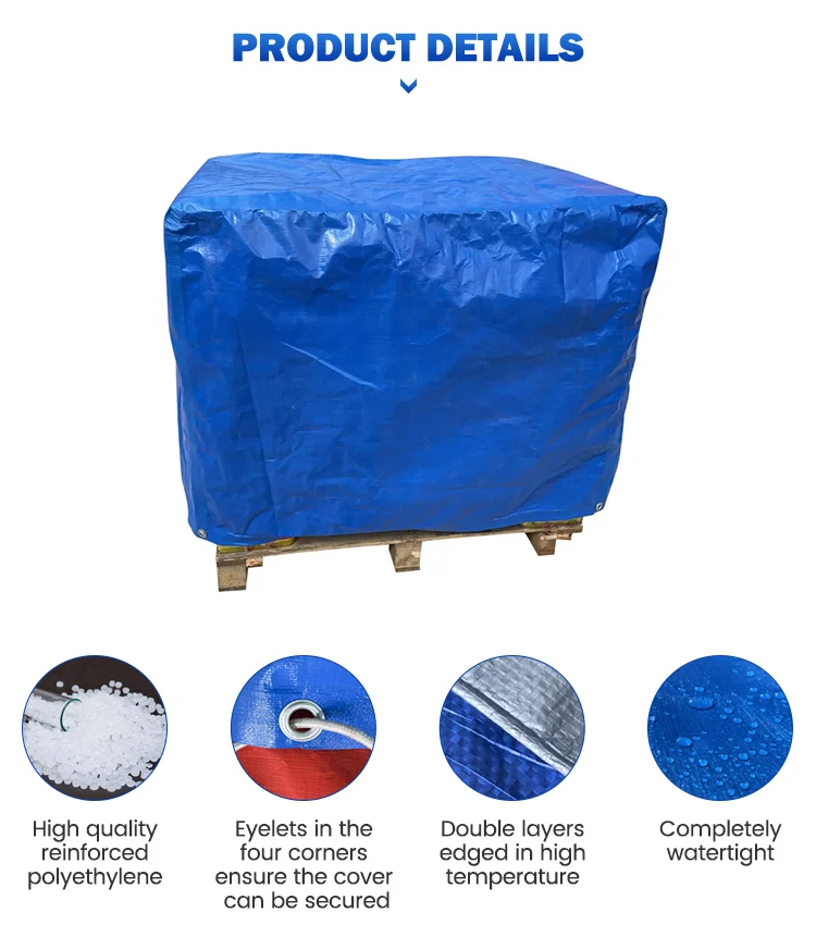 Outdoor Weatherproof Tarp - UV Protect Sliver Plastic PE