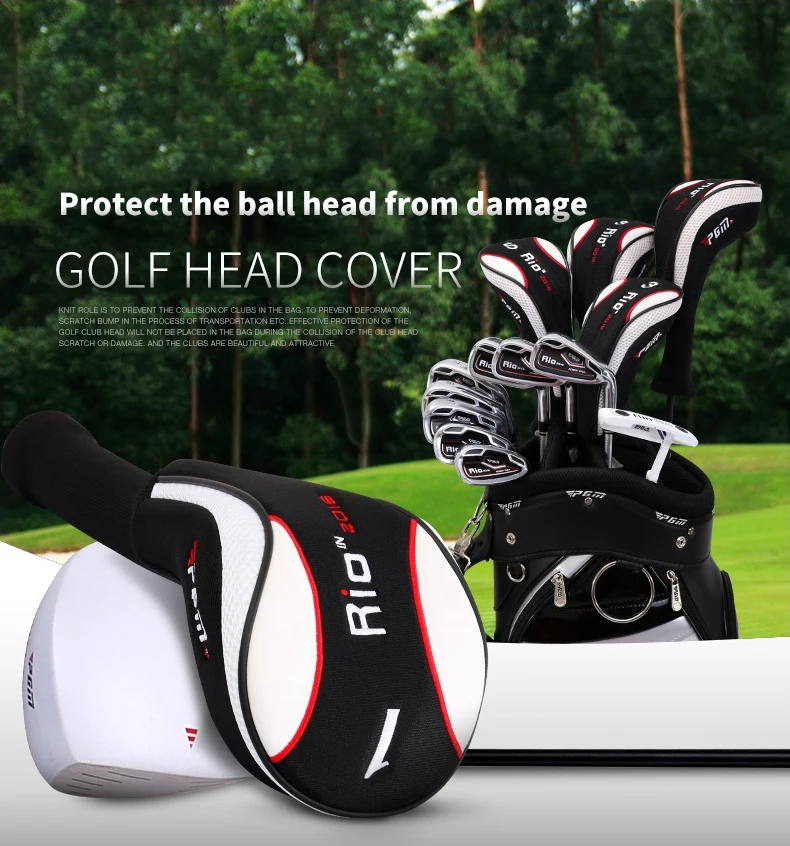 PGM GT002 brand new embroidery logo custom made golf putter headcover -企业官网