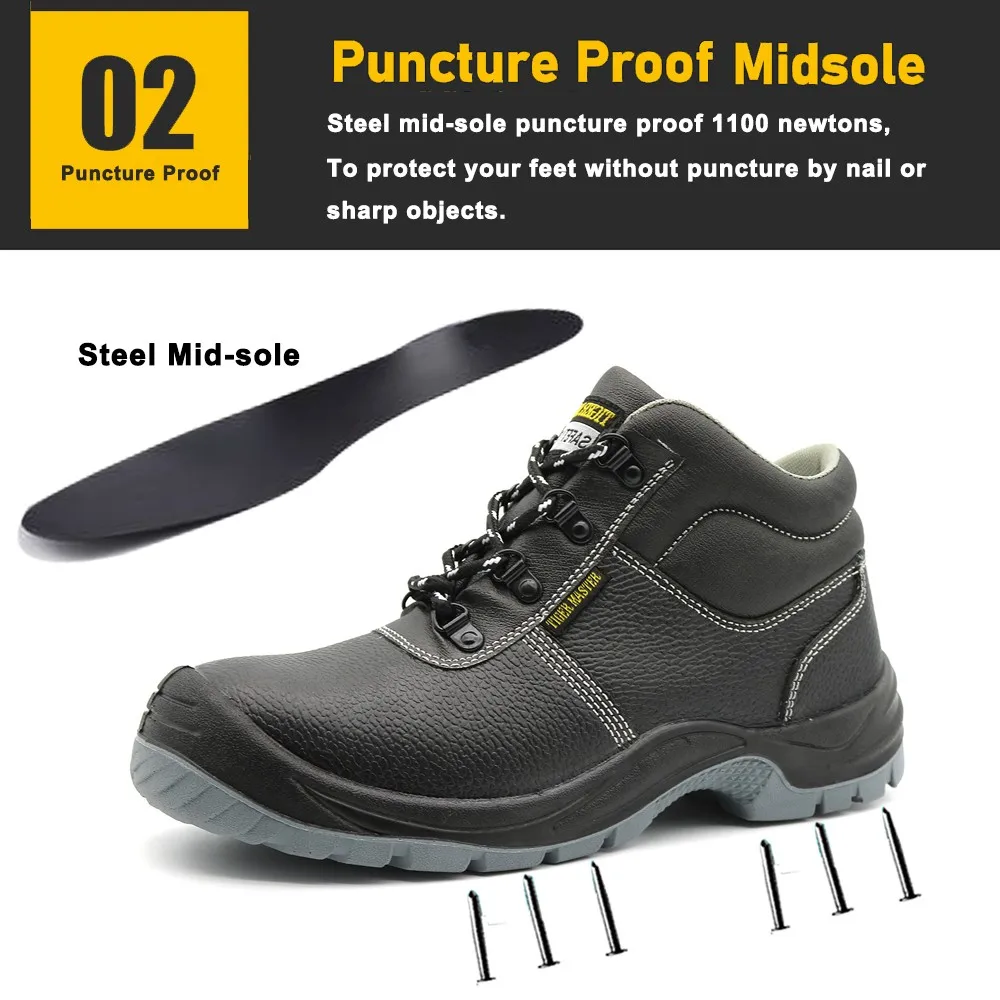 Tiger Master Safety Shoes - Durable, Non-Slip, and Anti-static