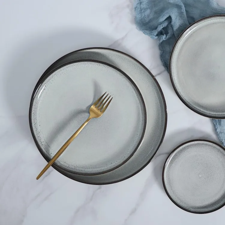 Vajillas Restaurant Plates Ceramic Under Glazed Dinner Plates Dish ...