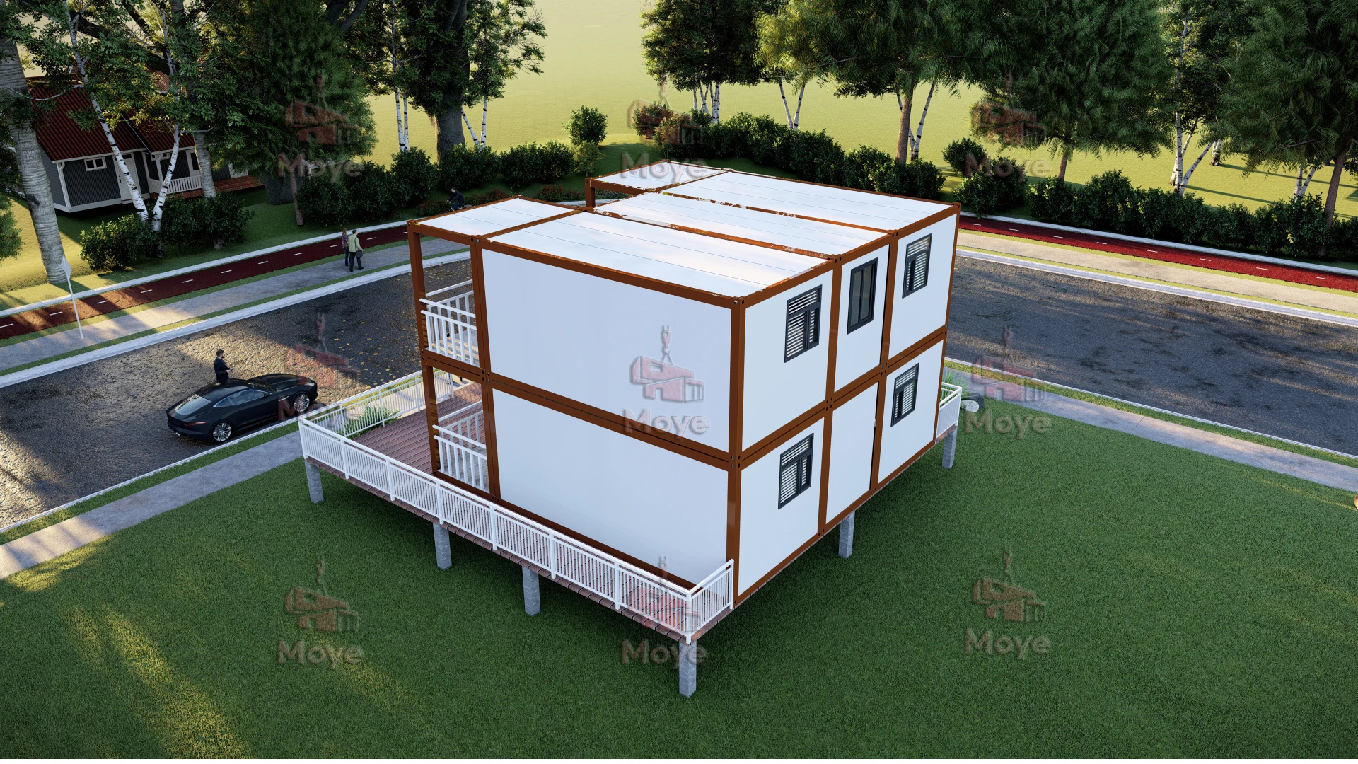 Prefabric Wooden House Tiny Home Prefabric Luxury Home Sell Portable ...