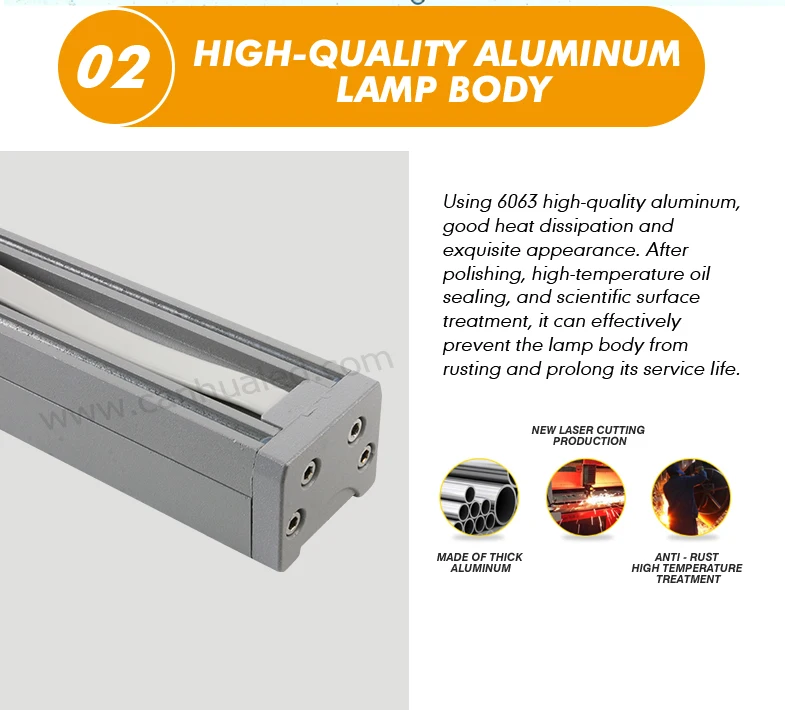 100cm Linear Exterior Billboard Bar RGBW 3000k LED Lighting
