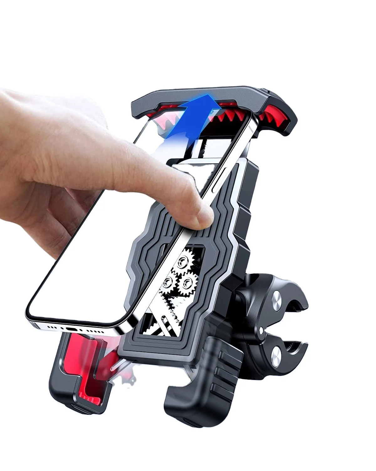 360 Degree Rotation Adjustable Bicycle Motorcycle Phone Mount Automatic ...