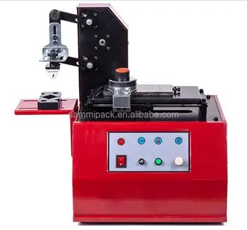 Manual Date Code Ink Pad Coding Printing Machine For Water Soft Drink ...