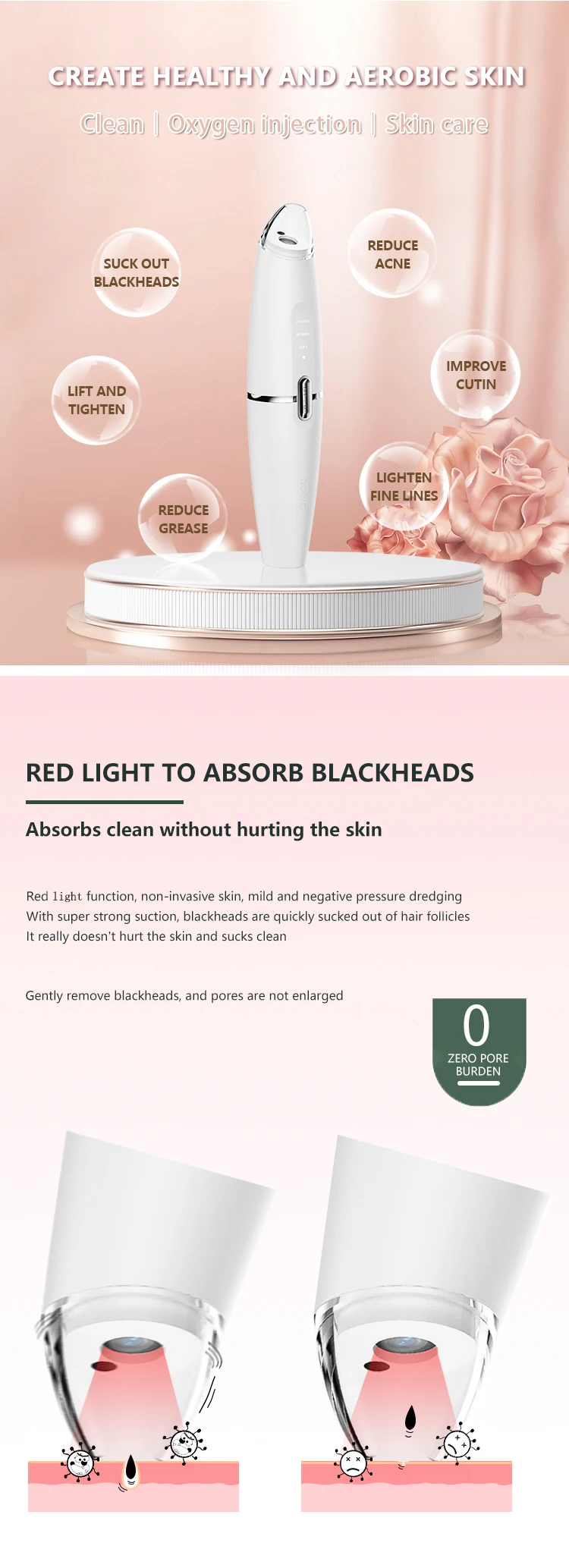 Efficient Black Head Treatment with Electric Instrument