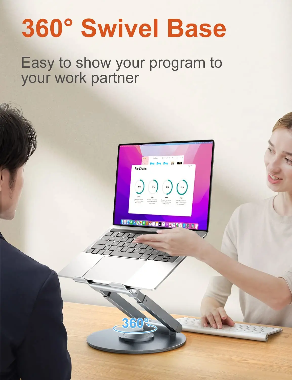 Laptop Riser Sit to Stand Ergonomic Computer Stand LS-07A