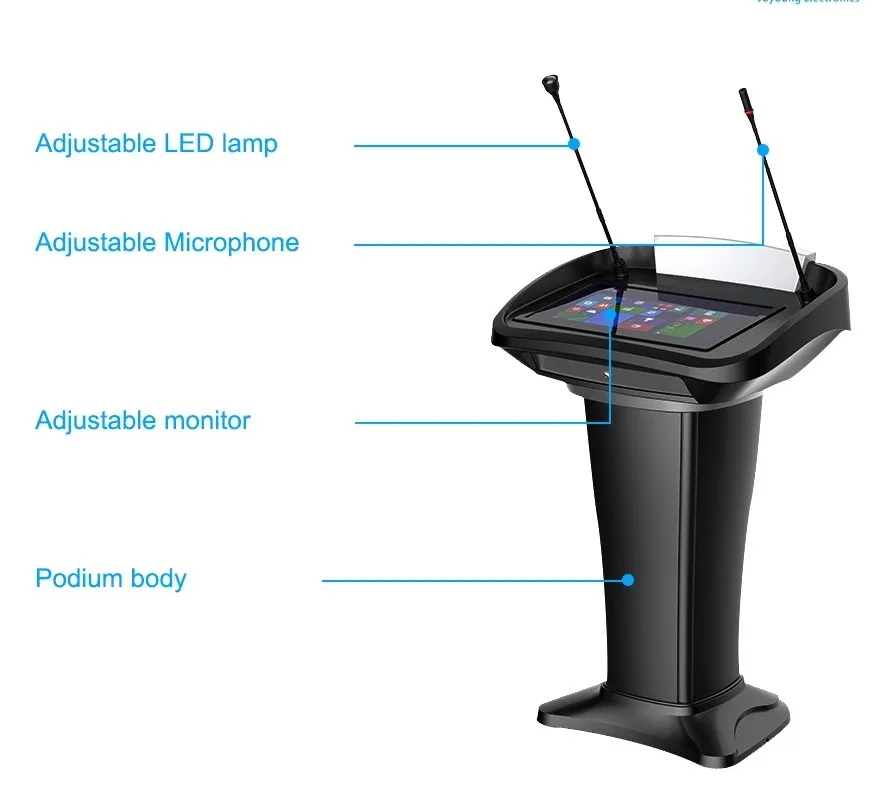 Hot Sales Wedding Lectern Outdoor Speech Rostrum Digital Podium