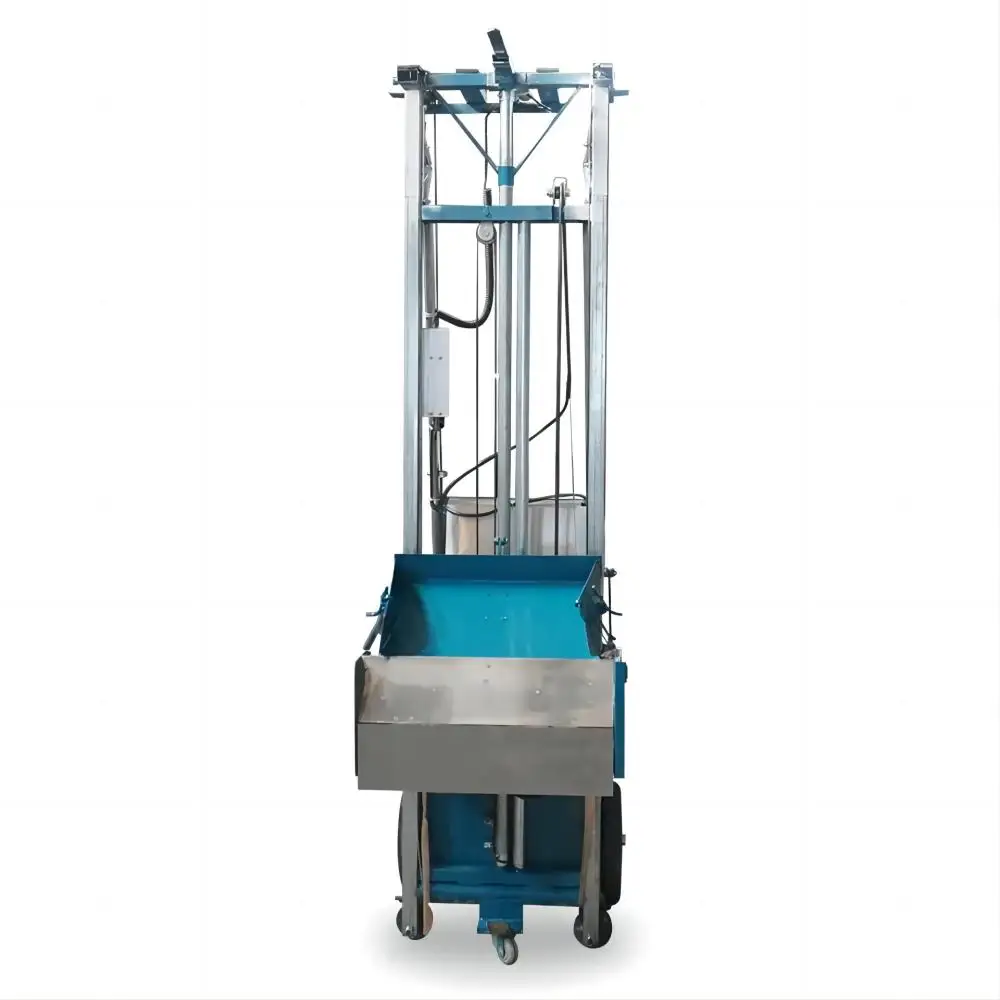 Mobile plastering machine Plastering machine trolley Engineering wall ...