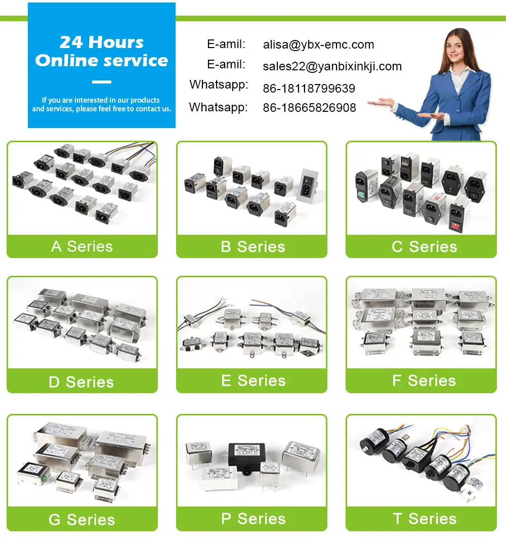 100A High Power EMI Low Pass Filter for Single Phase - OEM | Wholesale