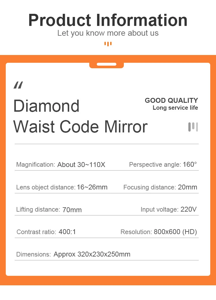 Jewelry Tools - Portable Diamond Inscription Scope 30X-110X