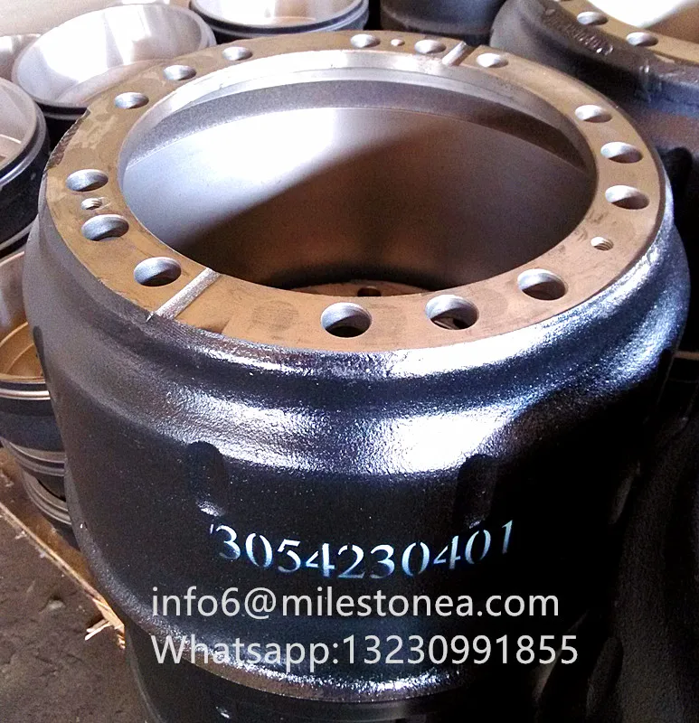 Heavy Duty Truck Brake Drums 3054230401 3054210401 658421001 6244210201 ...