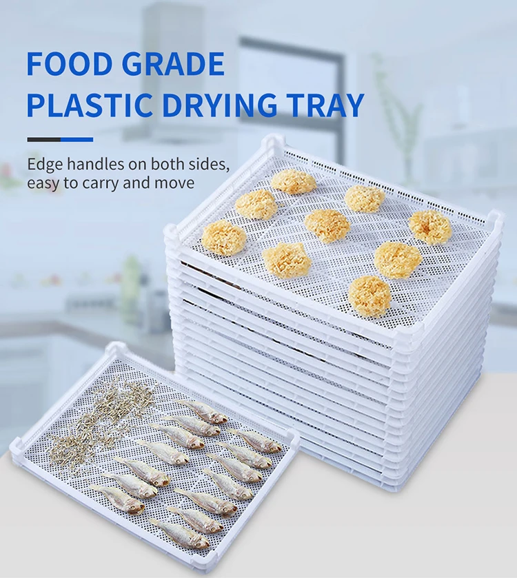 Wholesale Stackable Mesh Plastic Drying Tray for Dehydration