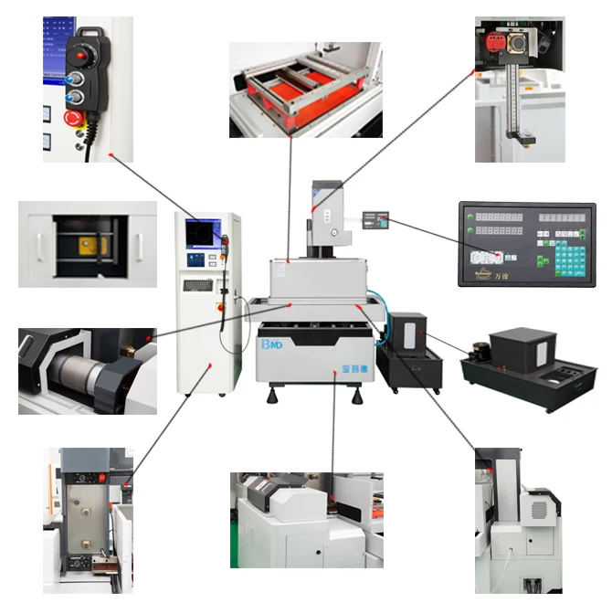 Hm400 Electric Erosion 5-axis Cutting Machine Automatic Wire Edm ...