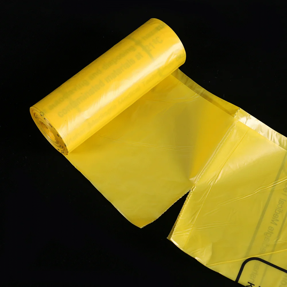 Hospital Clinic Custom Red And Yellow Autoclave Plastic Biohazard ...