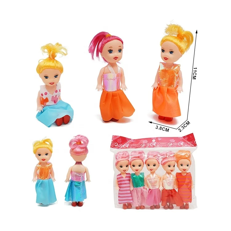 Opp Bag Packing Plastic 4 Inch Baby Girls Dolls Play House Toys - Buy ...