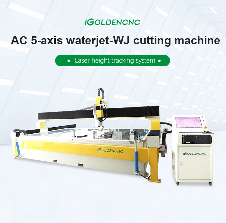 5 Axis Countertops Kitchen Cnc Waterjet Cutter Porcelain Slab Water Jet ...