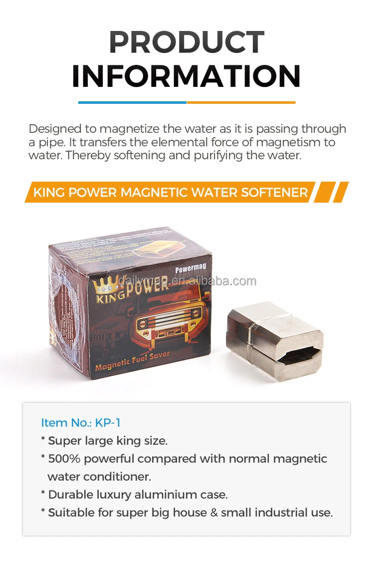 Magnetic Water Filter with Water Softener Magnets - Top Grade