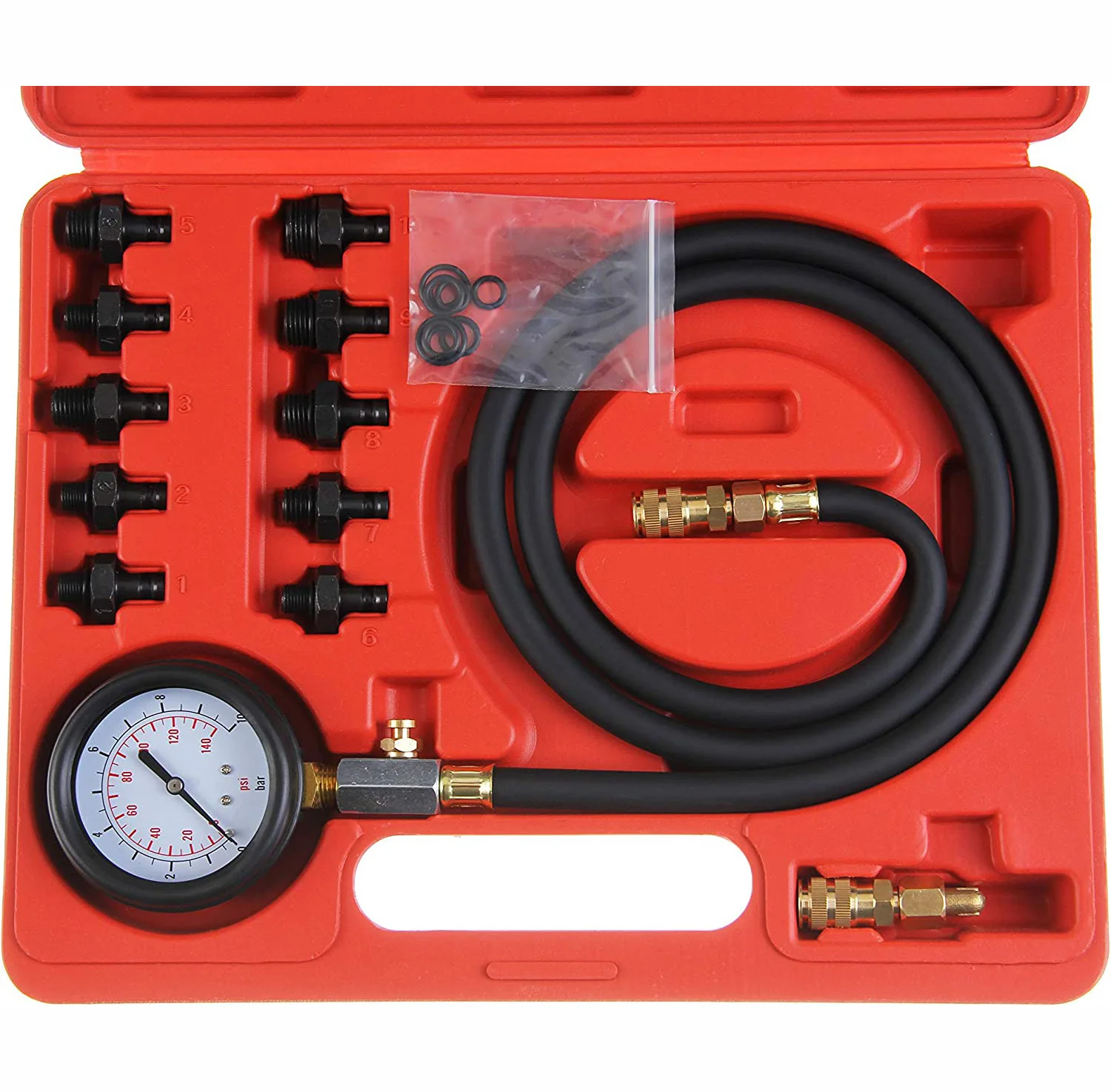 Professional Mechanical Engine Oil Pressure Gauge Compression Tester ...