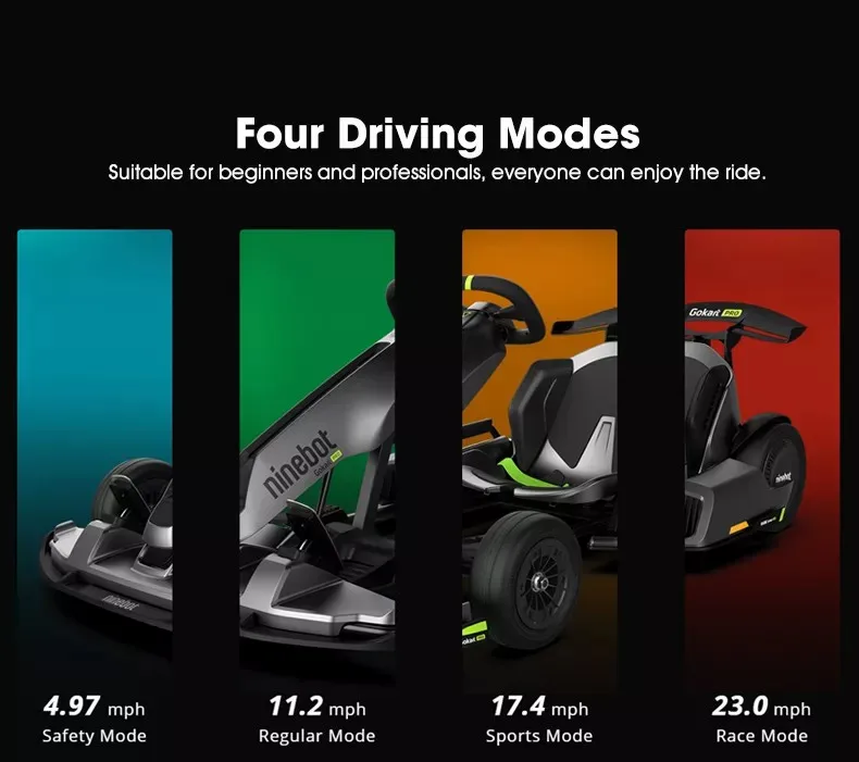 Segway Ninebot Electric Go Kart Frame with S Max Self Balancing Scooter ...