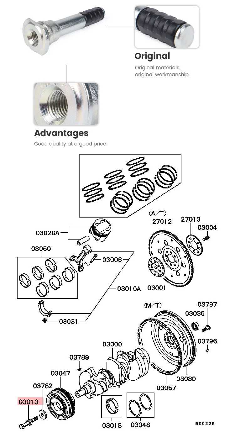 Rear Suspension Assist Link Bolt For Mitsubishi Pajero Montero 3 Iii ...