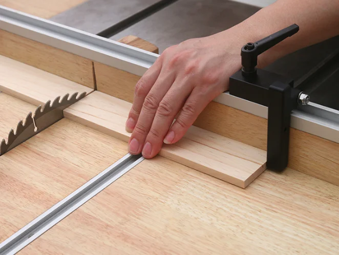 L-HT85 Aluminium Miter Saw Stop Block for T-Slot Track - OEM