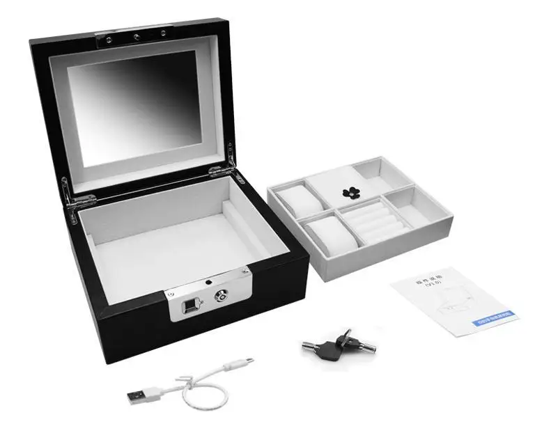 Outdoor Waterproof Wholesale Pu Leather Gift Box Jewelry Fingerprint ...