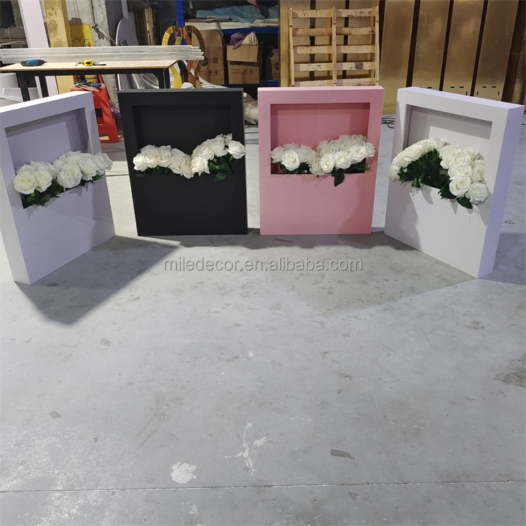 New Design Acrylic Flower Box for Wedding Party Decoration Wedding ...