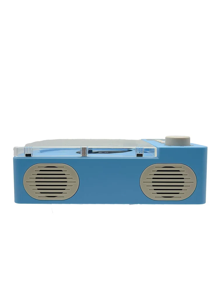 Portable Blue Retro CD Player with Speaker Audio Disc CD Music Album CD ...