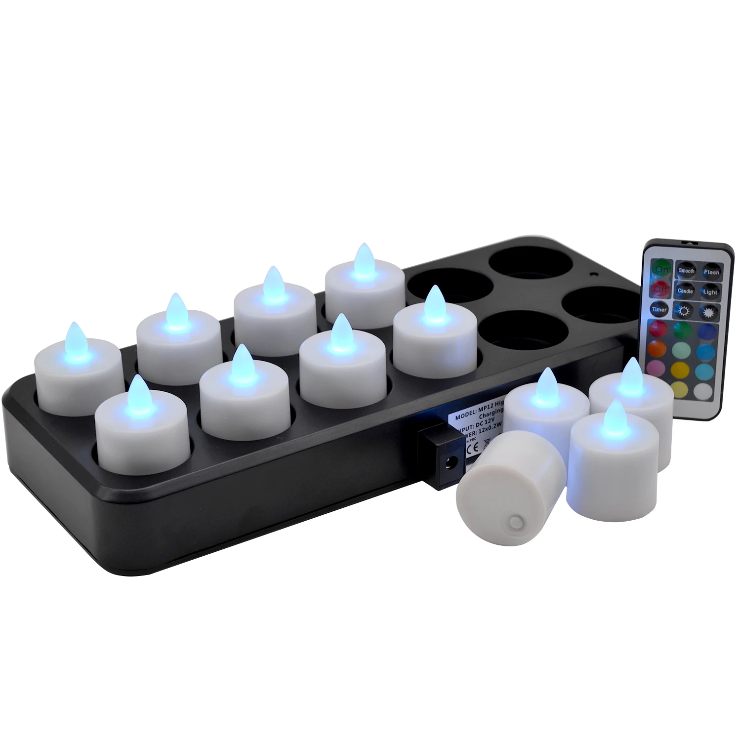 High Quality Rechargeable Flickering Led Flameless Tealight Candles ...