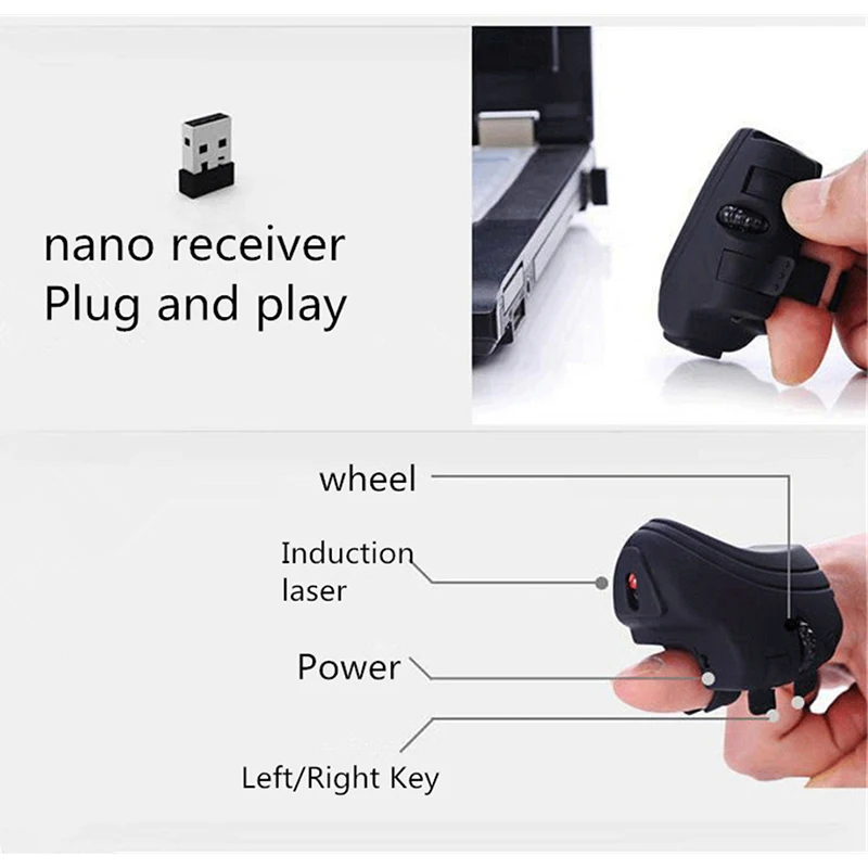 Mini Mouse Wireless Rechargeable Pad Laptop Computer Pocket Mouse ...