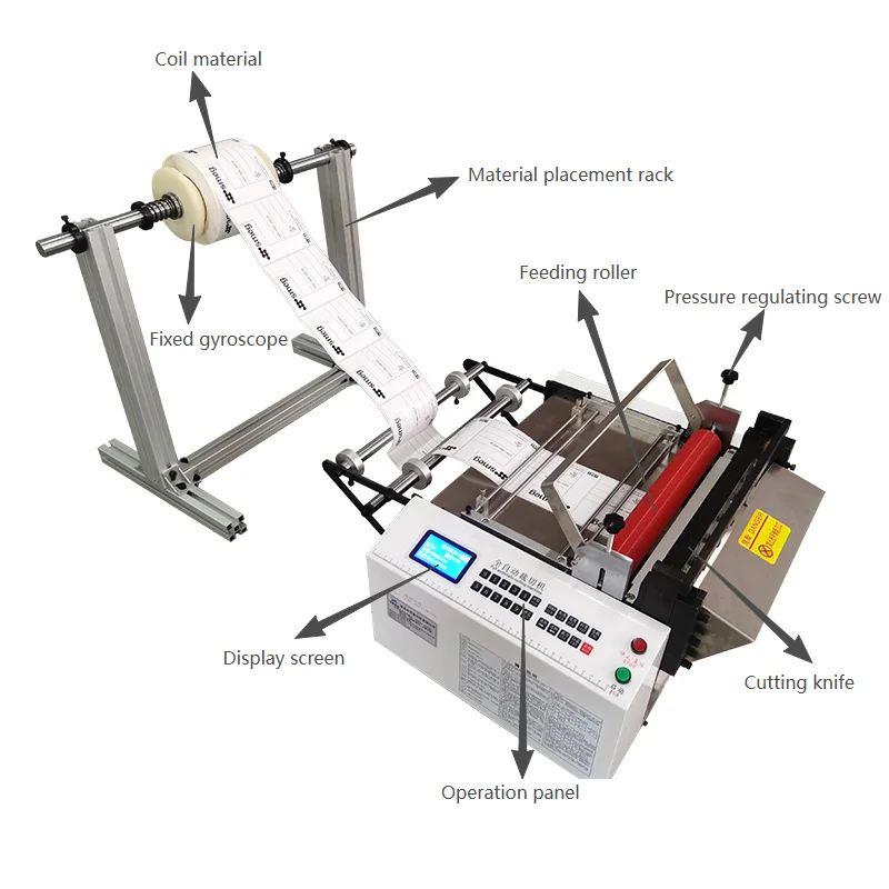 Wire mesh copper strip cutting machine fully automatic cutting machine ...