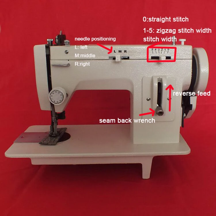 Industrial 150W Servo Motor Lockstitch Sewing Machine Kit