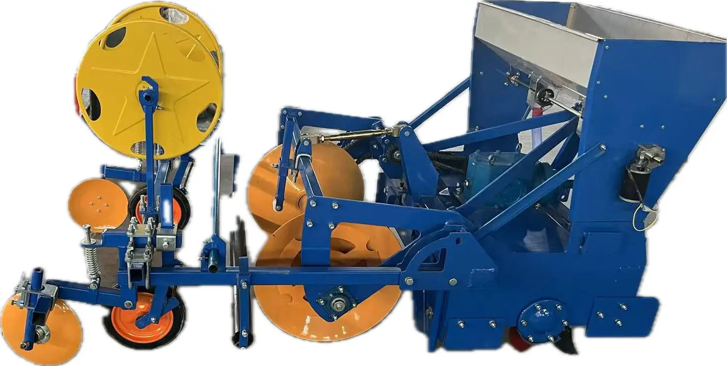 Small Tractor Mounted Plastic Mulch Applicator - High Productivity