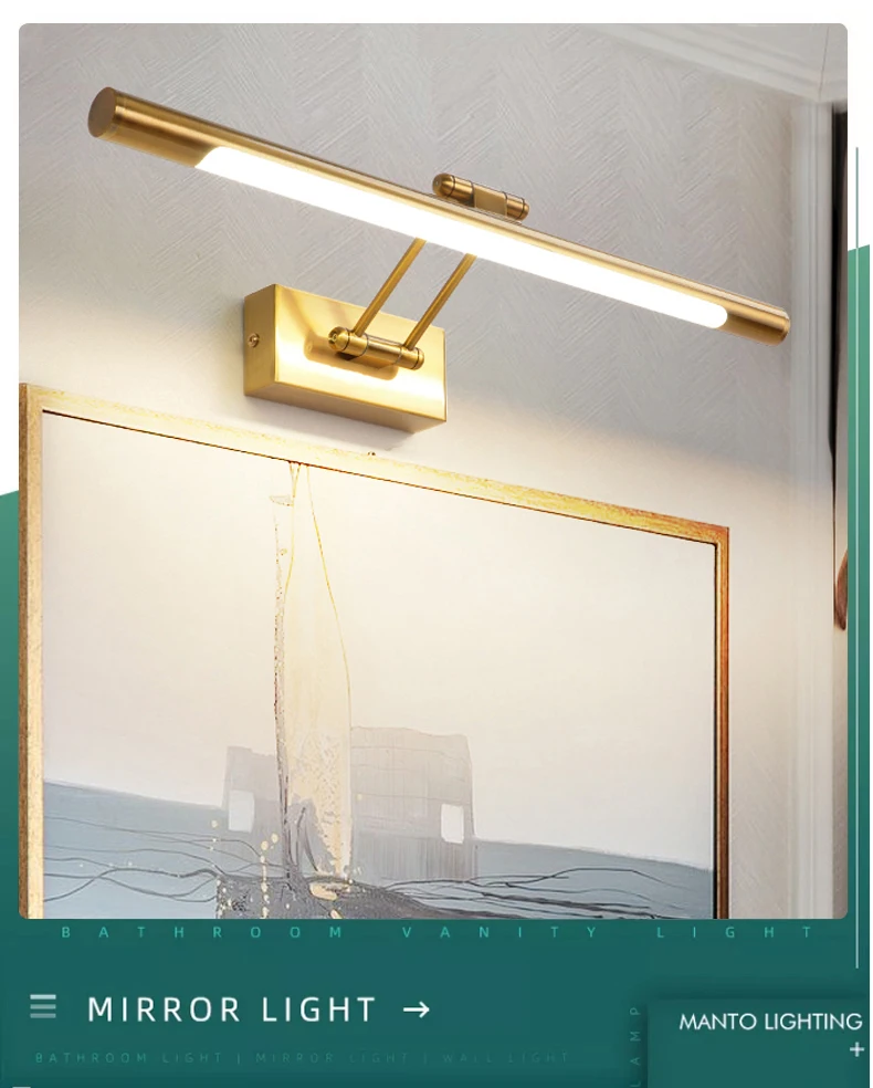 Art Wall Mounted Pictures Lamp For Wall Decorative Gallery Linear ...