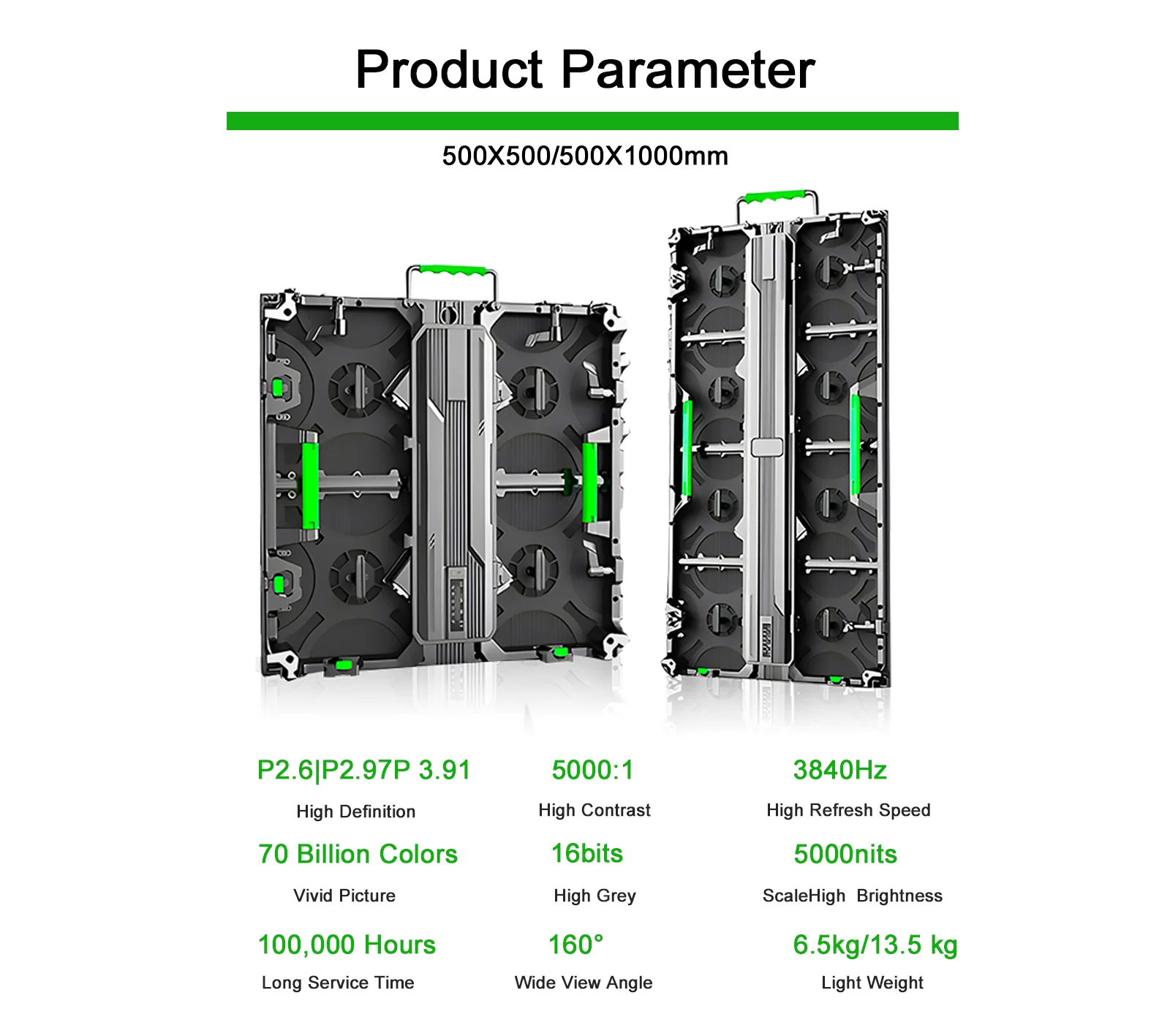 Uhled Indoor Outdoor Giant Stage Background Led Video Wall P2.6 P2.9 P3 ...