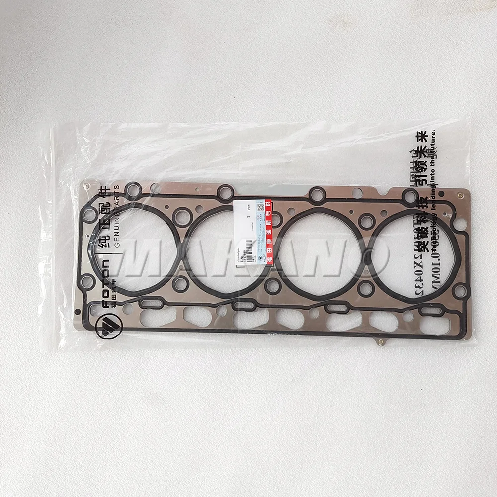 Original 4 Cylinder Diesel Engine Gasket 4 Layers Foton Isf3.8 Cylinder ...
