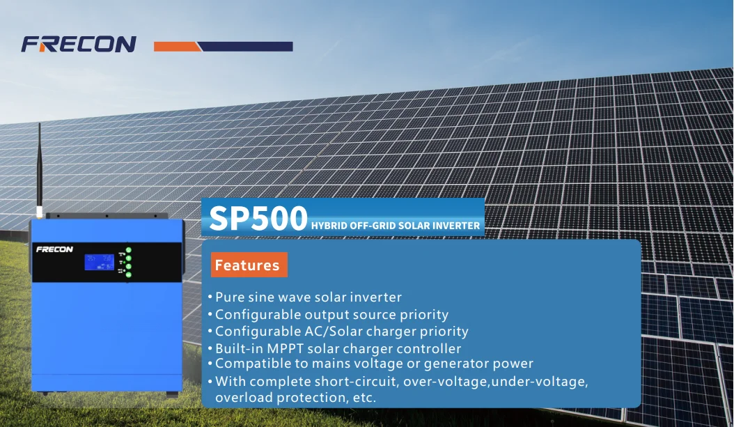 5000W 48V FRECON Solar Inverter Pure Sine Wave Off Grid Solar Inverter ...