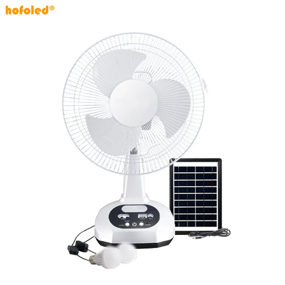 In Stock 12 Inch Solar Powered Electric Fan Vietnam Home Portable ...