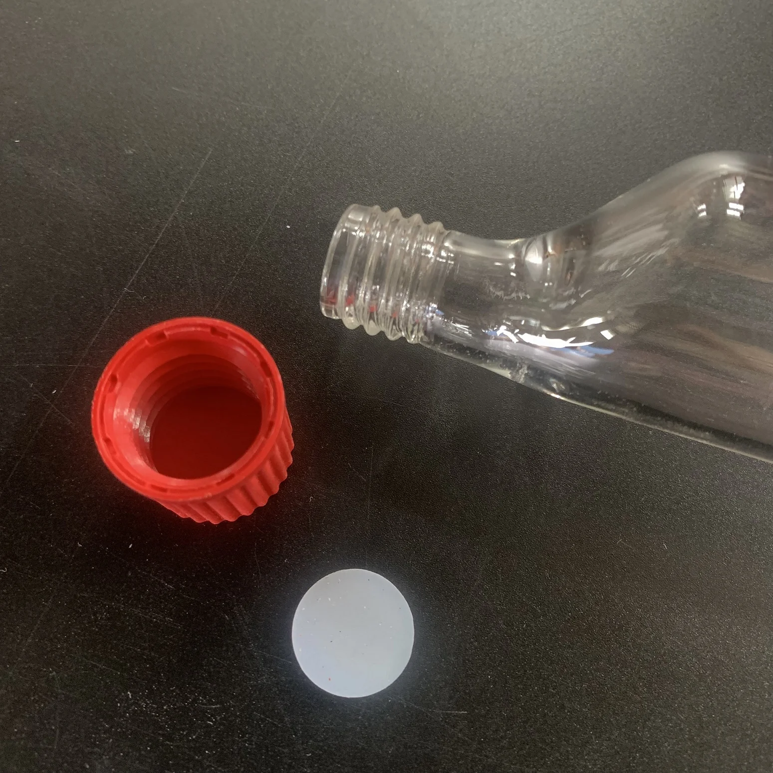 Laboratory Glass Use Customized Red Lid Screw Lid Mojonnier Fat ...