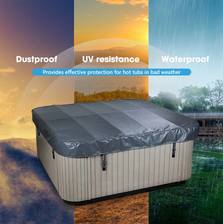 Quality Materials Customize Outdoor Roll-up Spa Hot Tub Cover,Qxford ...