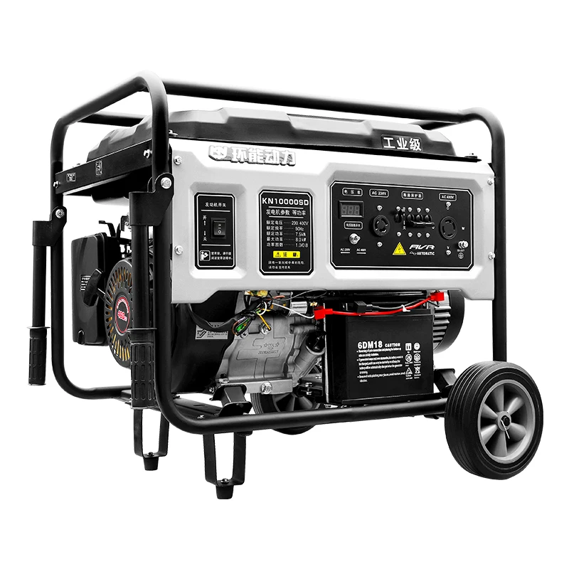 Gasoline Generator 5kw Kilowatt Single-phase Small Household Generator ...