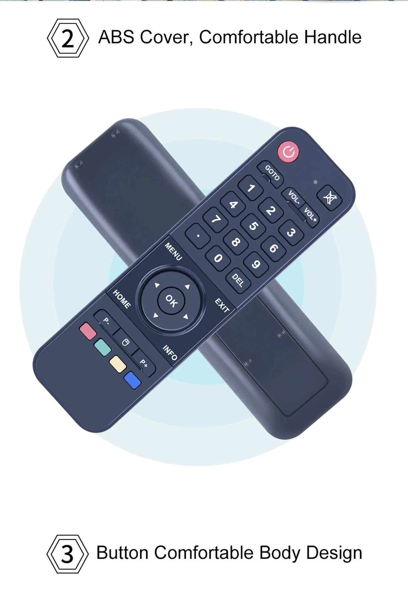 Remote Control For Htv3 Htv4 Htv5 Htv6 Htv7 Htv 3 4 5 6 7 Hdtv Box ...