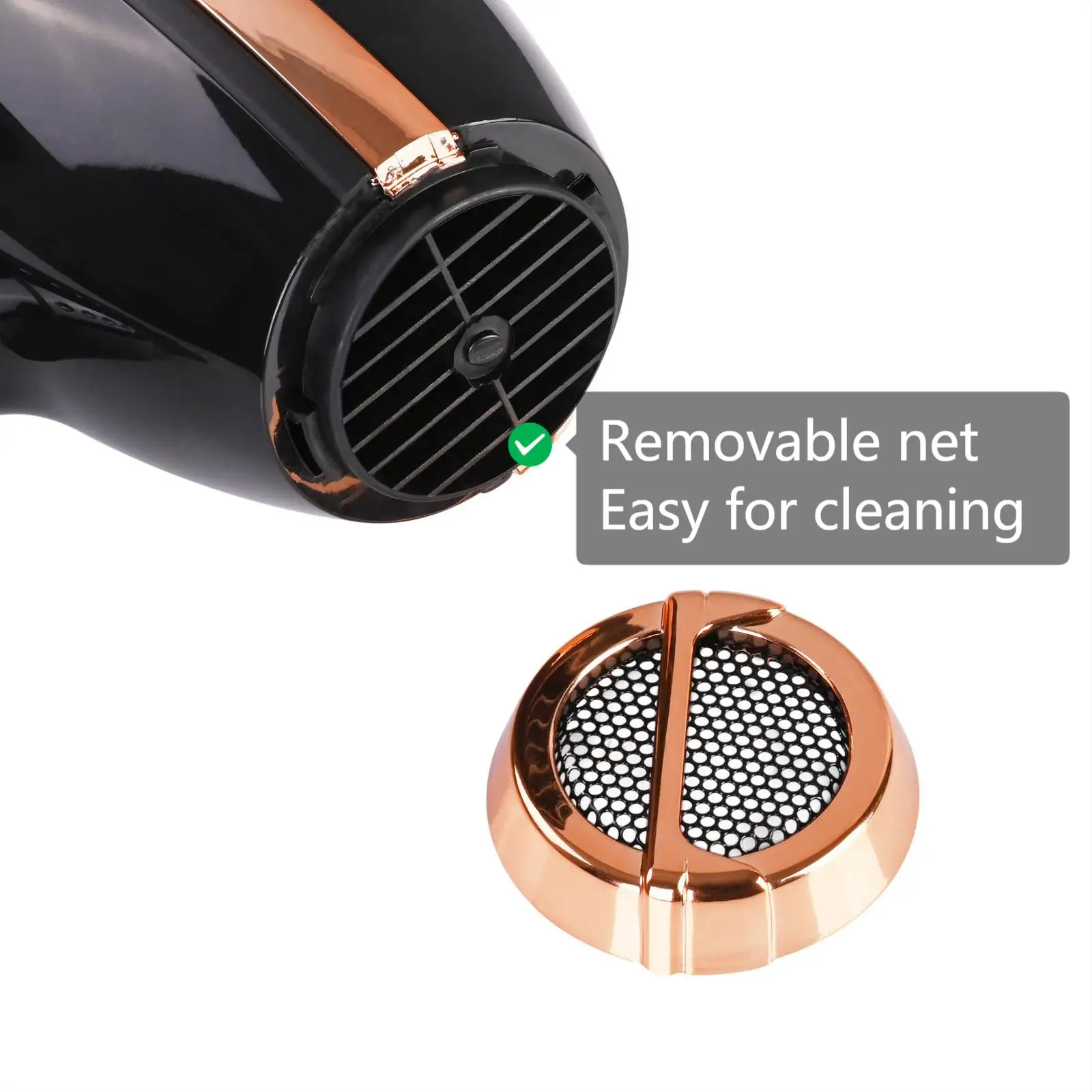 Ionic Blow Professional Blower with Comb - Quiet & Efficient