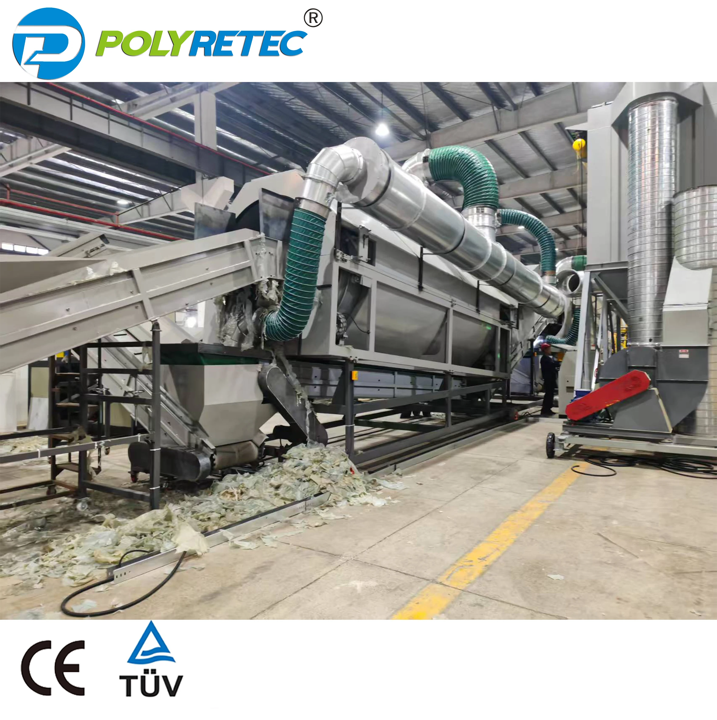 Waste Plastic Sorting Machine NIR Sorting Technology for Shredded ...