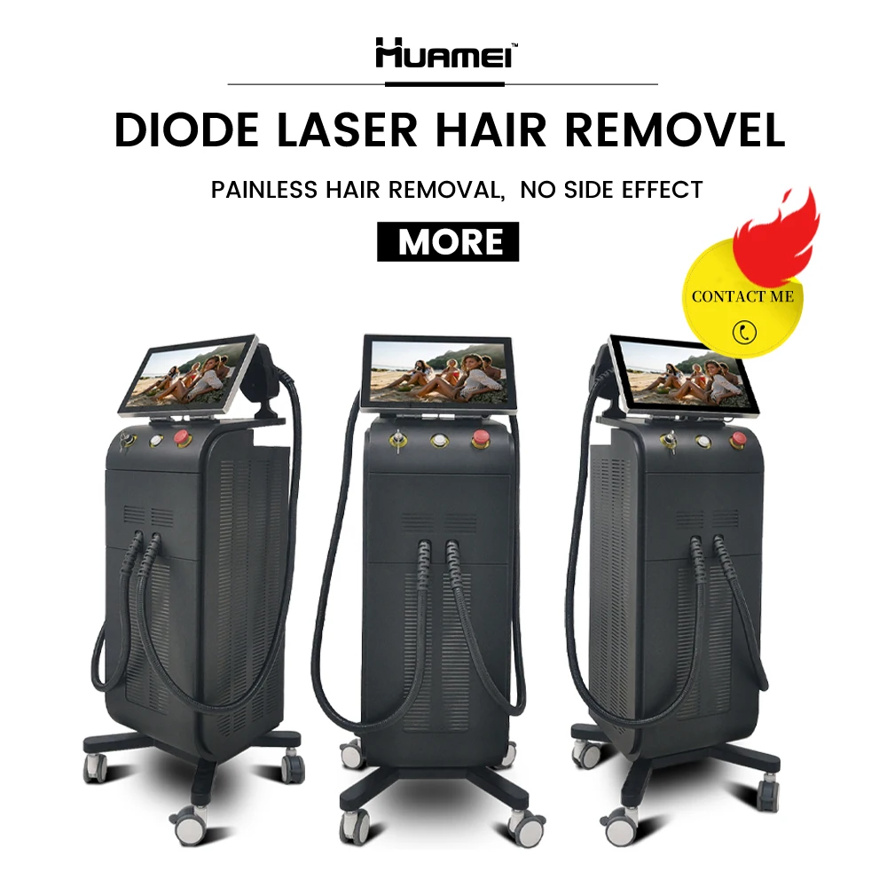 Hot Sale Super 808 Diode Laser Painless 808nm Diode Laser Hair Removal ...