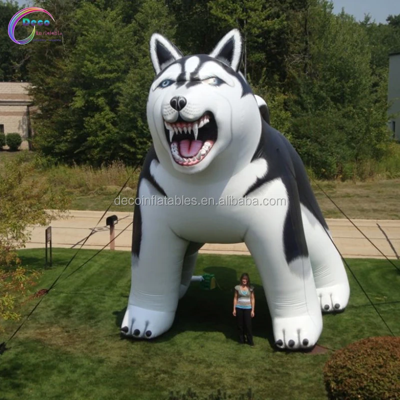 Customized Giant Inflatable Cartoon Characters Model Inflatable Dog For ...